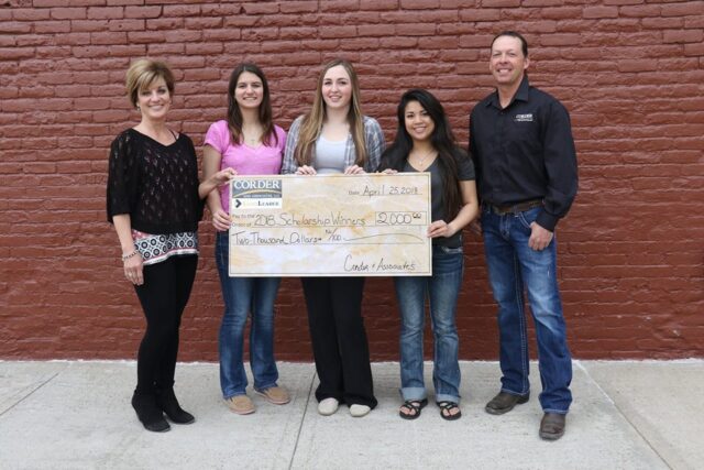 Scholarship Recipients 2018 - Corder and Associates, LLC